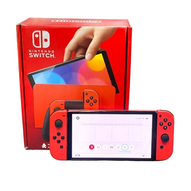 NINTENDO SWITCH (OLED Model) Mario Red Edition £259.99 - PicClick UK
