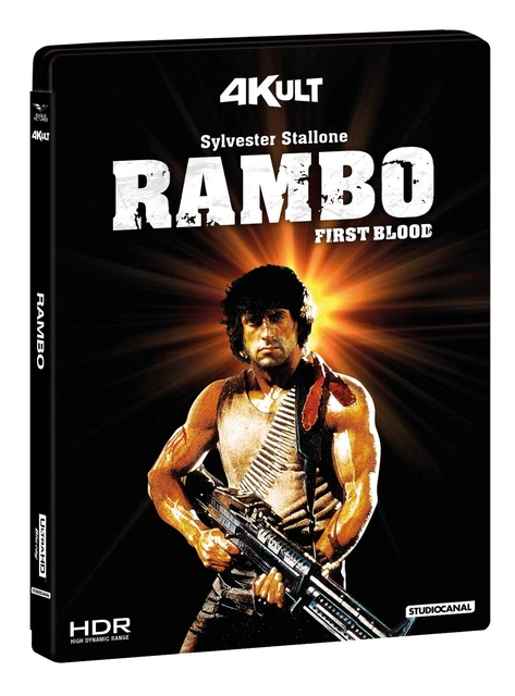 RAMBO &4KULT& (4K+BLU-RAYD) + Card (4K UHD Blu-ray) Sylvester Stallone ...