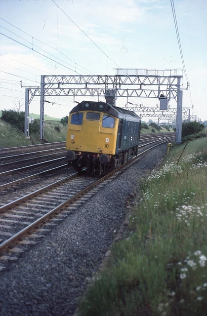 ORIGINAL COLOUR SLIDE of BR class 25 diesel loco . £1.49 - PicClick UK