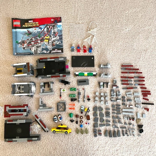 LEGO MARVEL SUPER Heroes Spider-Man Web Warriors Ultimate Bridge Battle ...