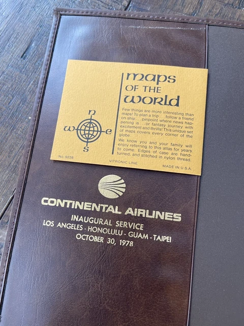 VINTAGE HAMMOND'S BOOK of 6 Maps of the World. 1978 Continental ...