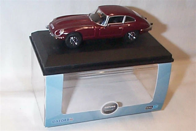 JAGUAR V12 E Type Coupe Regency Red 1-43 Scale New in Case JAGV12003 £ ...