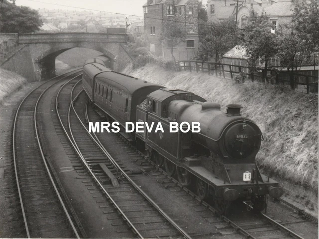 LARGE RAILWAY PHOTO LNER A5 69835 Gallows Close c1955 GCR Robinson 4-6 ...