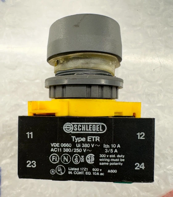 SCHLEGEL ETR CONTACT Block + Push Button Switch $7.10 - PicClick