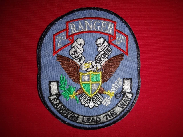US ARMY 2ND Battalion 75th Ranger Regiment RANGERS LEAD THE WAY Patch £ ...