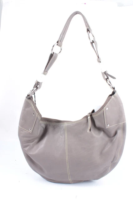 BACCINI DI MILANO Sac bandoulière Dames gris clair style décontracté ...
