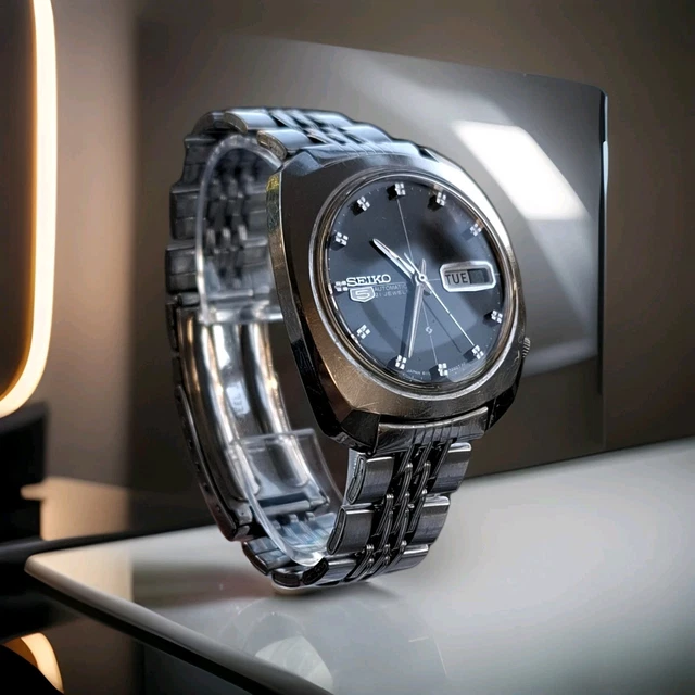 VINTAGE GENTS SEIKO 5 , Wristwatch 6119-8083 Automatic Running, 21 ...