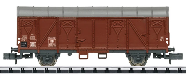 MINITRIX 18100 GEDECKTER Güterwagen Gmms 40, DB, Ep. III, Spur N, NEU+OVP EUR 22,99 - PicClick DE