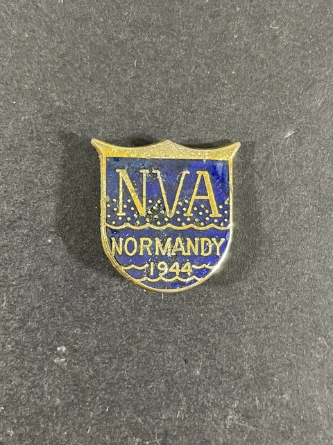 WW2 BRITISH ARMY, Normandy Veterans Association NVA 1944 Members Enamel ...