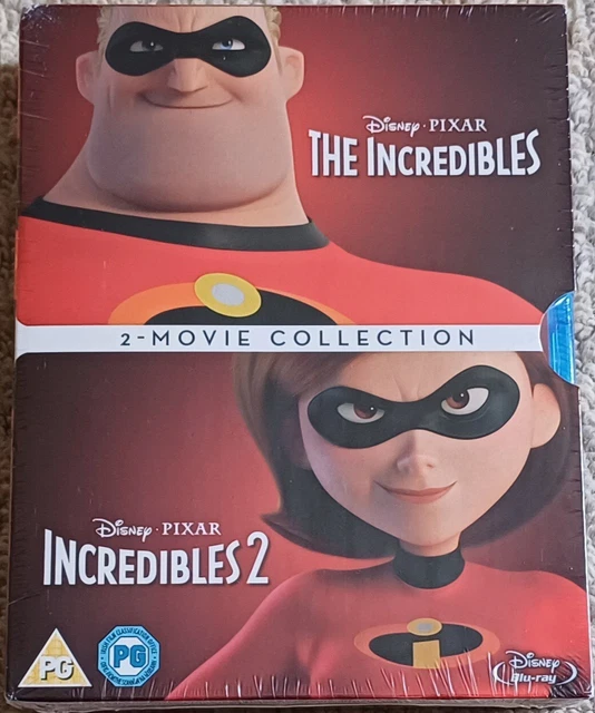 THE INCREDIBLES 2 Movie Collection Blu-Ray Boxset Disney Pixar New ...