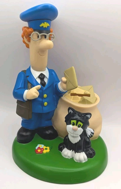 POSTMAN PAT VINTAGE Money Box 9" Tall 2004 | Wesco Jess Black & White ...