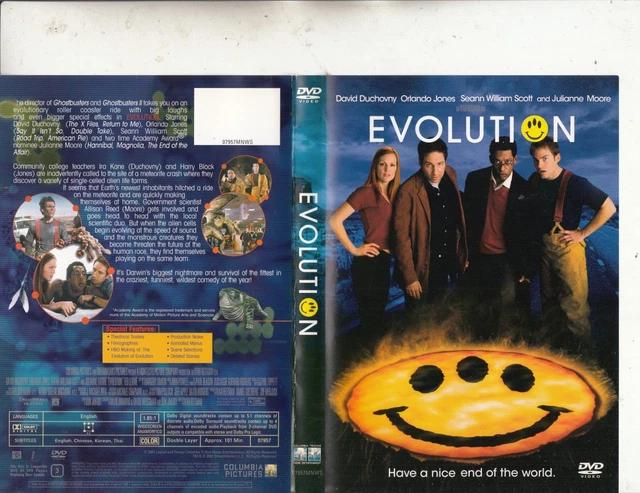 EVOLUTION-2001-[DAVID DUCHOVNY]-COLUMBIA TRISTAR-MOVIE CT-DVD $24.95 ...