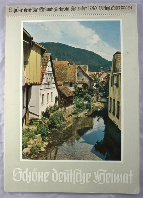 KALENDER VON 1957 Geschenk 70. Geburtstag Jubiläum Hochzeitstag o.ä ...