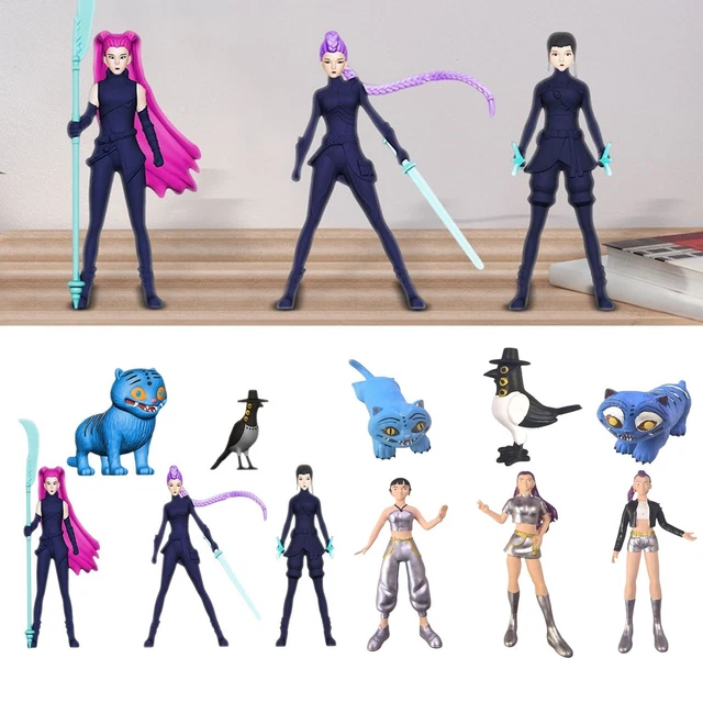 KPOP DEMON HUNTERS Figures Collectible Toy Anime Character Action ...
