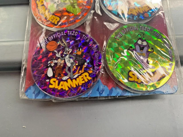 SPACE JAM OFFICIAL Tazos Slammers, Brand New In Pack, Michael Jordan ...