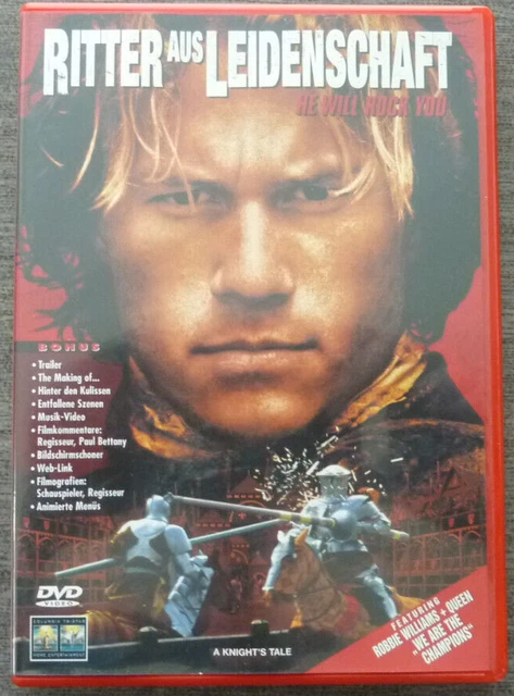 RITTER AUS LEIDENSCHAFT - A Knight`s Tale - DVD - Heath Ledger - Top Zustand! EUR 2,45 - PicClick DE