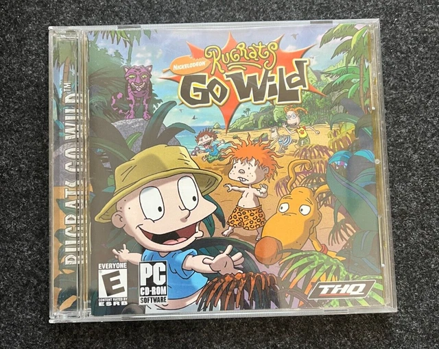 NICKELODEON RUGRATS GO Wild PC CD-ROM Windows 98/XP W/Manual 2003 ...