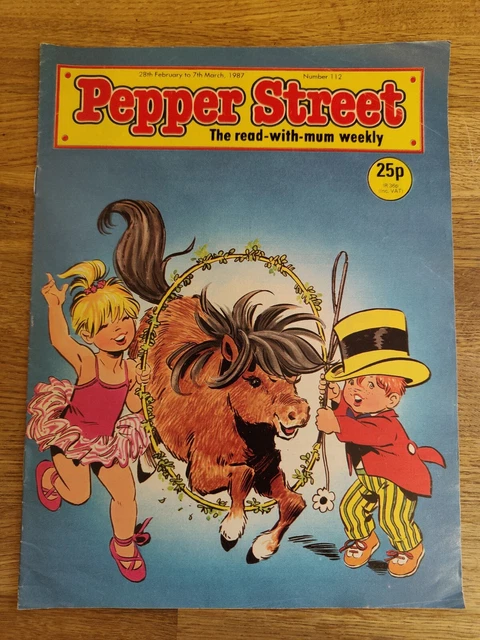 COMIC - PEPPER Street The Read With Mum Weekly UK Comic Issue #112 1987 ...