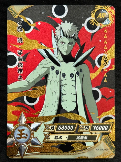 OBITO NR-AR-020 AR Full Art Naruto Kayou Holo Card EUR 2,99 - PicClick FR