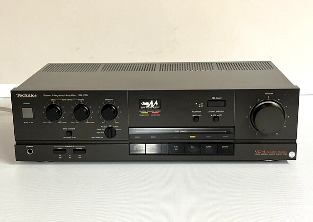 TECHNICS SU-V50 CLASS AA Stereo Integrated Amplifier Japan MM/MC Phono ...