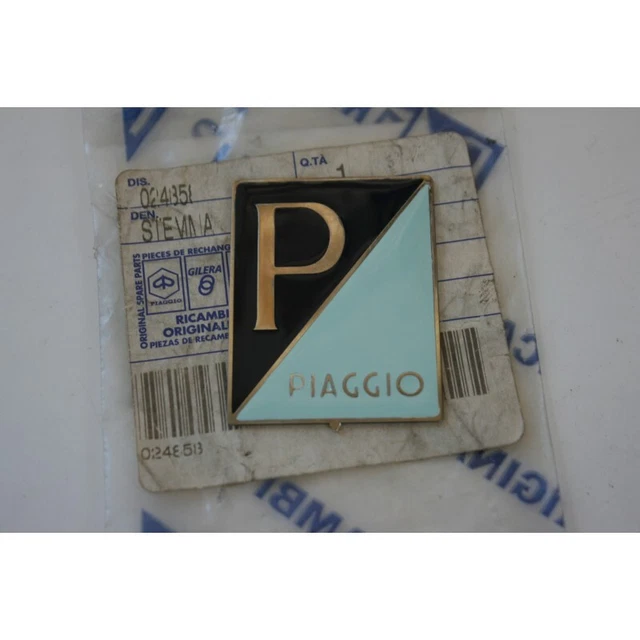 PLAQUE ARMES ÉCUSSON Logo Mark Badge Plate Piaggio Vespa 125 VN2T VNA1T ...