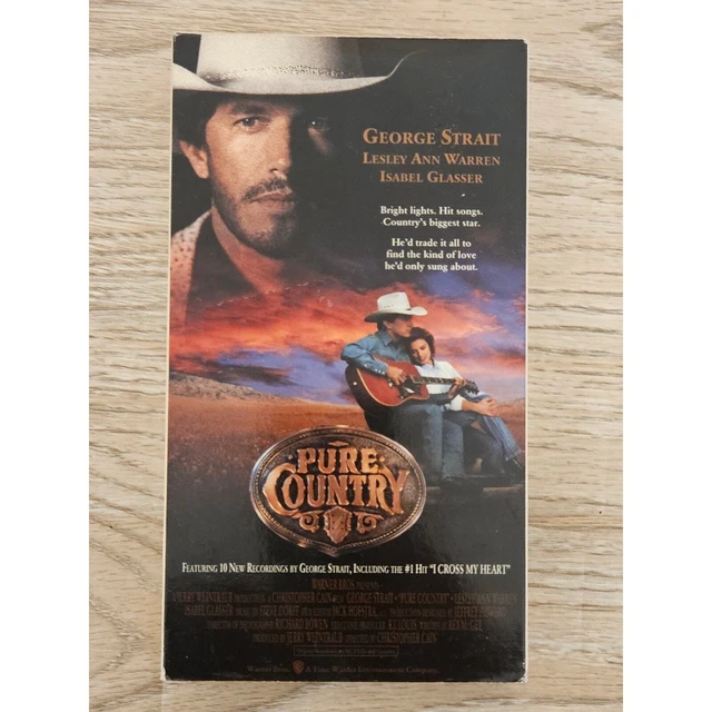 PURE COUNTRY (VHS, 1993) George Strait Lesley Ann Warren Movie Tape ...