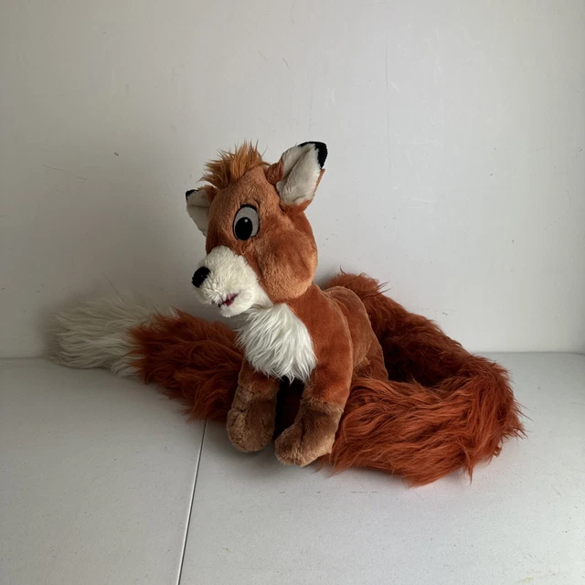 DISNEY PARKS THE Fox and the Hound Todd Plush Soft Toy Fox Extra Long ...