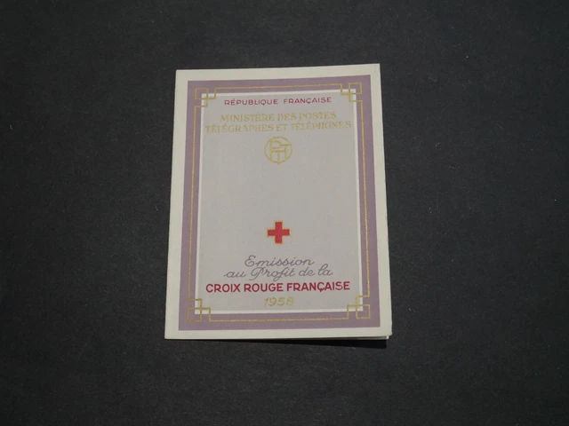 FRANCE CARNET CROIX Rouge 1958 Neufs**. Bonne Cote EUR 6,00 - PicClick FR