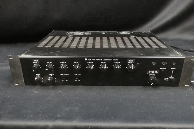 TOA ELECTRONICS P-912MK2 UL 120 Watt Single-Channel Power Amplifier $20 ...