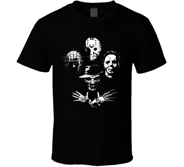 FREDDY KRUEGER MICHAEL Myers Jason Voorhees Pinhead Silhouette Horror ...