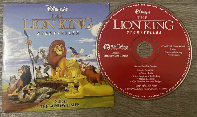 DISNEY - THE Lion King- Audio CD Book : Disney's Storyteller : VGC ...