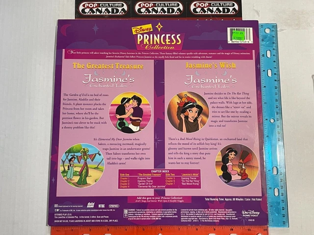 DISNEY PRINCESS COLLECTION - Jasmine Enchanted Tales LaserDisc Double ...