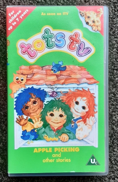TOTS TV APPLE Picking And Other Stories VHS Central Video 1993 Kids ...