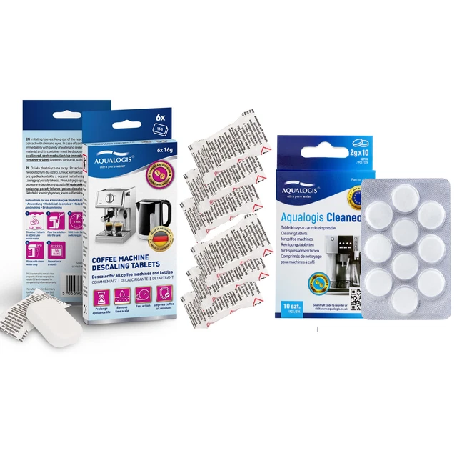 10 CLEANING TZ80001 6 Descaling Tablets TZ80002 for Bosch Siemens ...