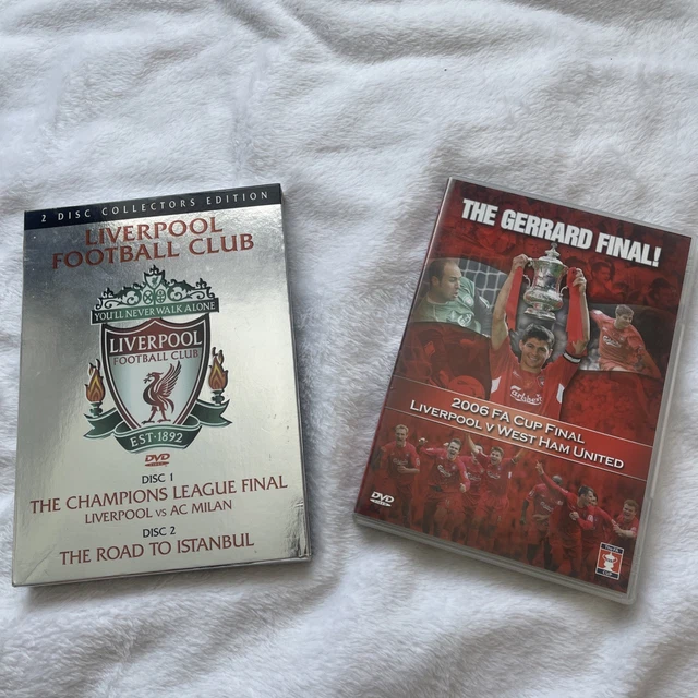 LIVERPOOL FC CHAMPIONS League Final vs AC Milan & FA Cup Final 2006 DVD ...
