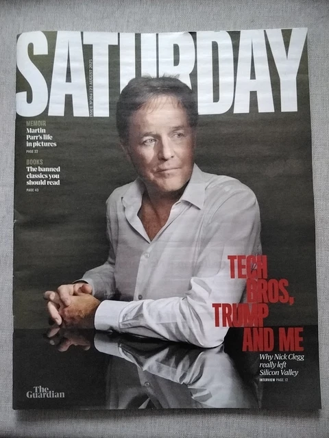 GUARDIAN SATURDAY MAGAZINE 23 aug 2025 Nick Clegg, Laufey, Martha ...