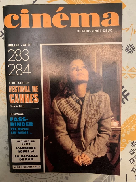 MAGAZINE CINEMA N°283/284 Date 07/1982 Romy Schneider EUR 9,50 ...