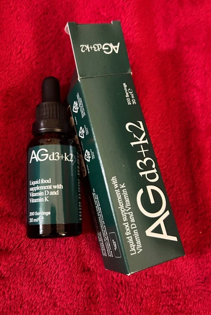 AG1 VITAMIN D3 K2 Drops - brand new unopened, original packaging £16.15 ...
