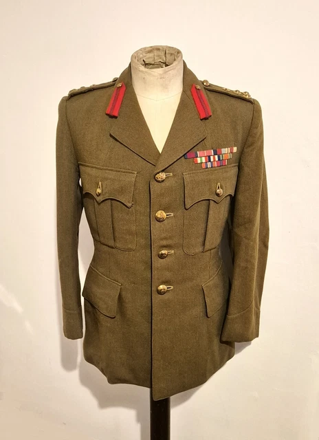 WW2 BRITISH ARMY Royal Artillery Brigadier Service Dress Jacket Highly ...