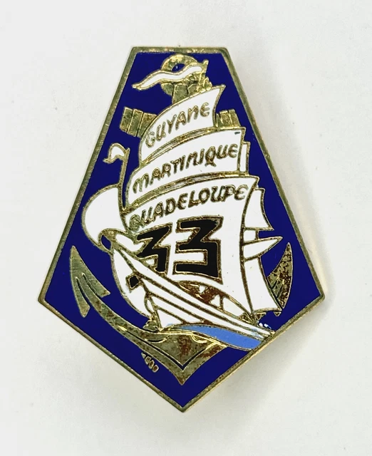 INSIGNE TDM 33° RIMa RÉGIMENT INFANTERIE MARINE - DOS GUILLOCHÉ DRAGO G1897 EUR 8,90 - PicClick FR