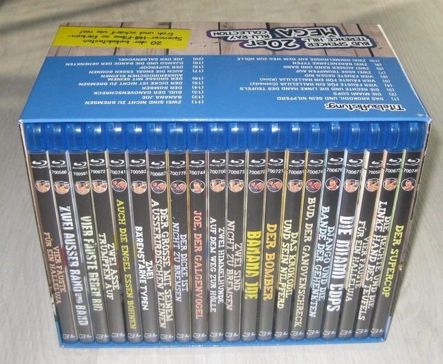BUD SPENCER & Terence Hill 20er Mega Blu-Ray Collection Box 20 Disc Filme EUR 94,90 - PicClick FR