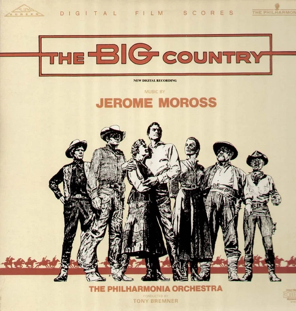 THE BIG COUNTRY, OST LP 1988 FOC, Jerome Moross, Gregory Peck EUR 19,80 ...