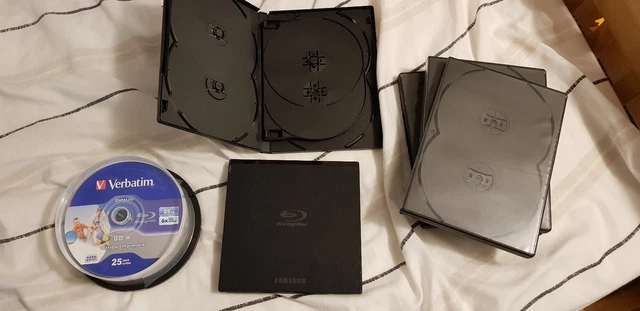 SAMSUNG SE-506 PORTABLE external Blu Ray writer/player - USB powered ...