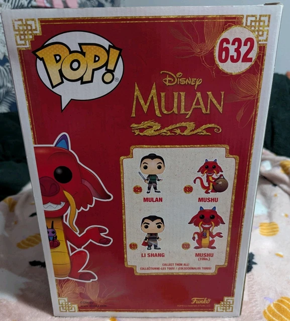 FUNKO POP MUSHU Collectible Figure 10 Inch Disney Mulan 632 £9.99 ...