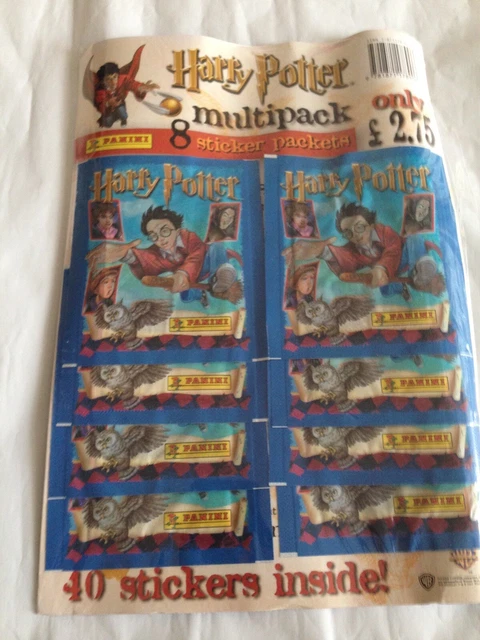 PANINI STICKER PACK HARRY POTTER PHILOSOPHER’S Stone. Original 40 ...