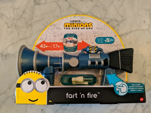 MATTEL GMF93 FART 'N Fire Super-Size Blaster With 20 Plus Fart Sounds ...