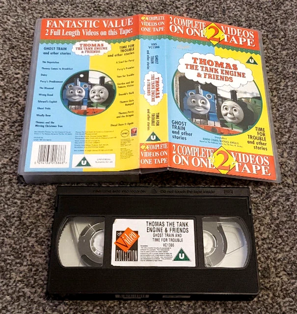 THOMAS THE TANK Engine & Friends Ghost Train Time For Trouble Pal Vhs ...