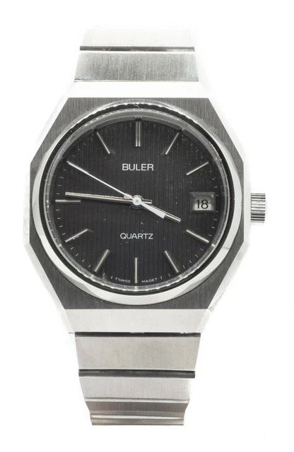 RARE VINTAGE BULER 7014-23384 Quartz Watch 1970s SWISS TISSOT CAL 2030 ...