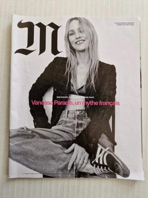 M LE MAGAZINE Le Monde Aout 2025 Vanessa Paradis EUR 10,00 - PicClick FR