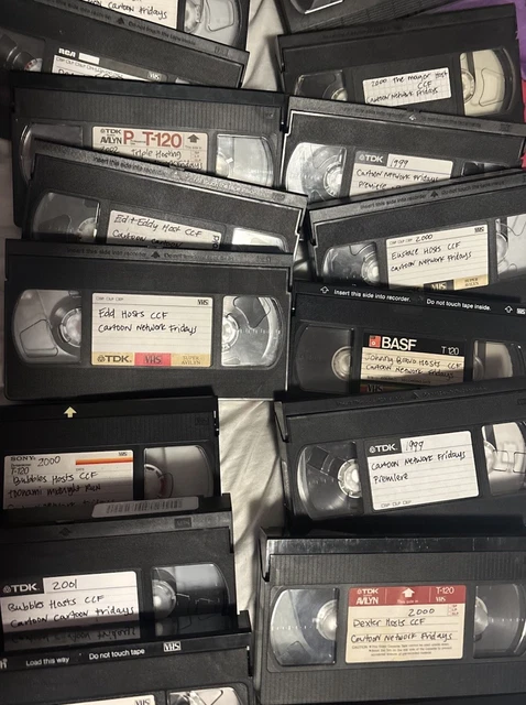 18 VHS CARTOON Network Tapes Cartoon Cartoon Fridays £185.57 - PicClick UK